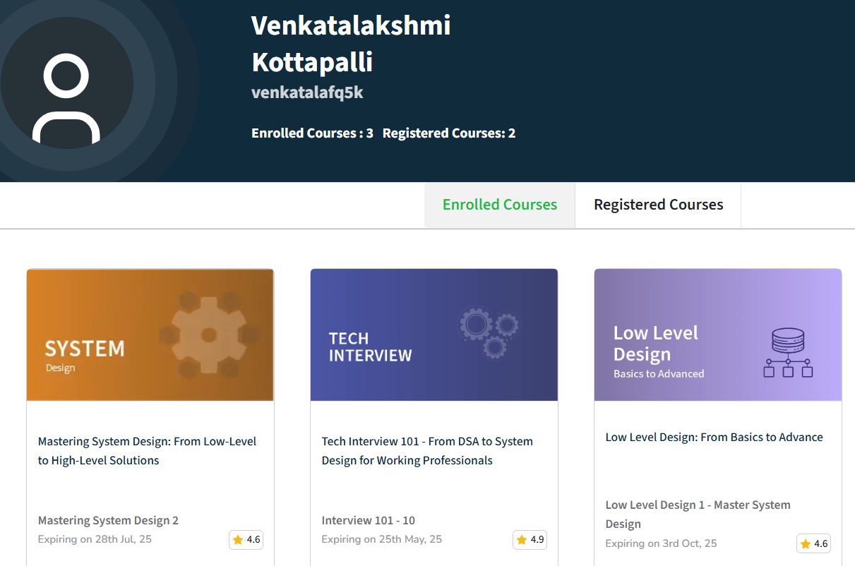 Venkatalakshmi Kottapalli Portfolio